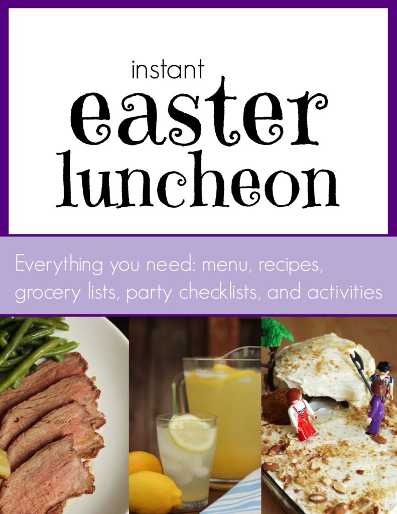 Instant Easter Luncheon Meal Plan